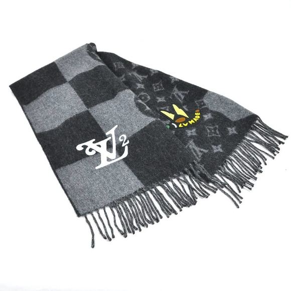 Louis Vuitton | Accessories | Louis Vuitton Louis Vuitton Muffler Nigo ...